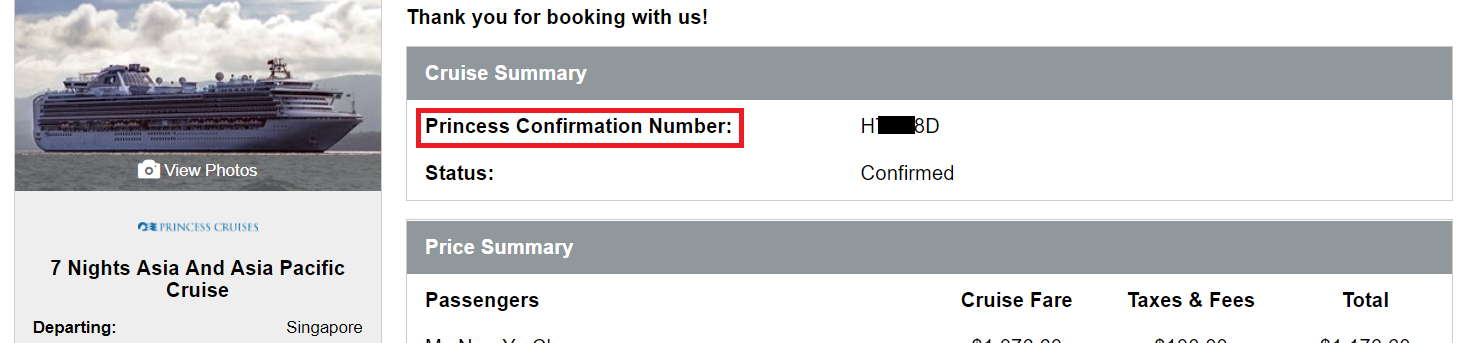 Princess公主郵輪的 web check-in 教學 - 非達人自助遊輪筆記